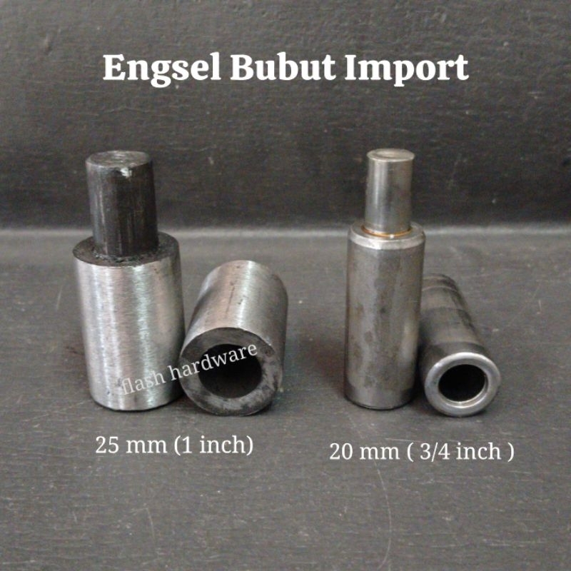 Jual Engsel bubut/Engsel pintu Besi uk 25mm( 1inch), 20mm( 3/4 inch ...