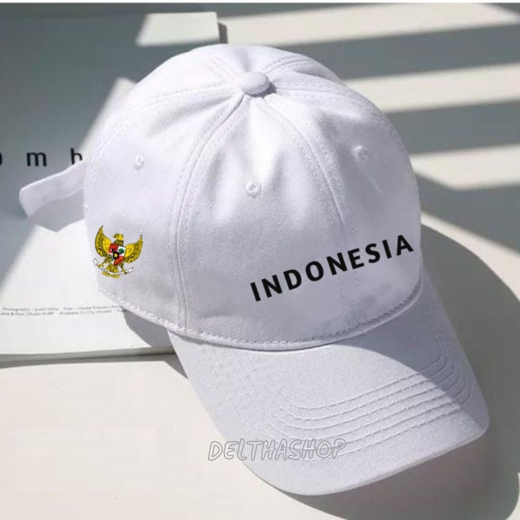 Jual Topi Baseball Merah Putih Garuda Indonesia Bordir Pria Dan Wanita ...