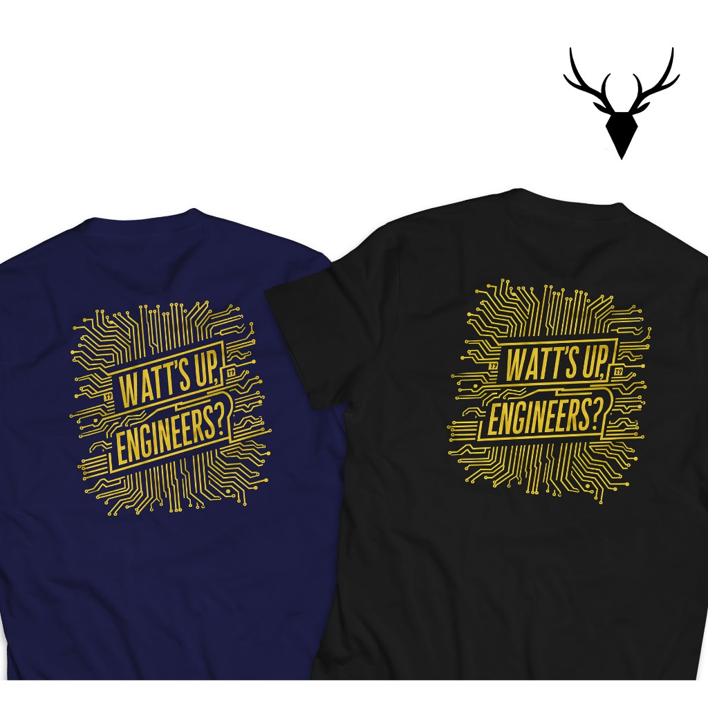 Jual Aytig Kaos WATT'S UP ENGINEERS | Tshirt Kata Kata Gambar Tulisan ...