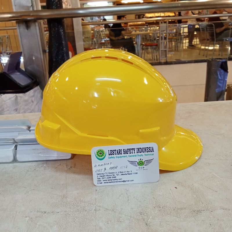 Jual Helm Safety Proyek NSA Vented Ventilasi Kuning Berkualitas ...