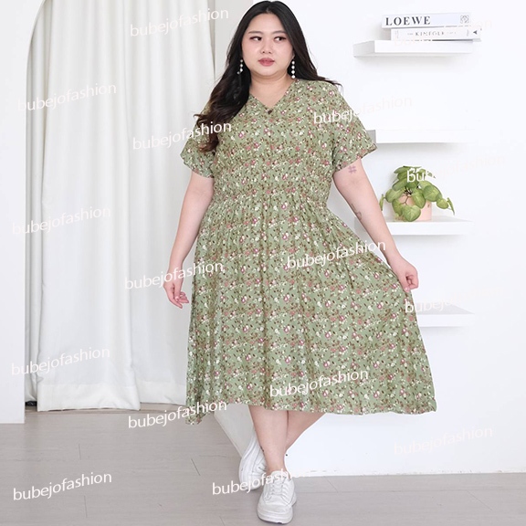 Jual dress mozza jumbo ld 130/dress big size/daster jumbo kekinian ...