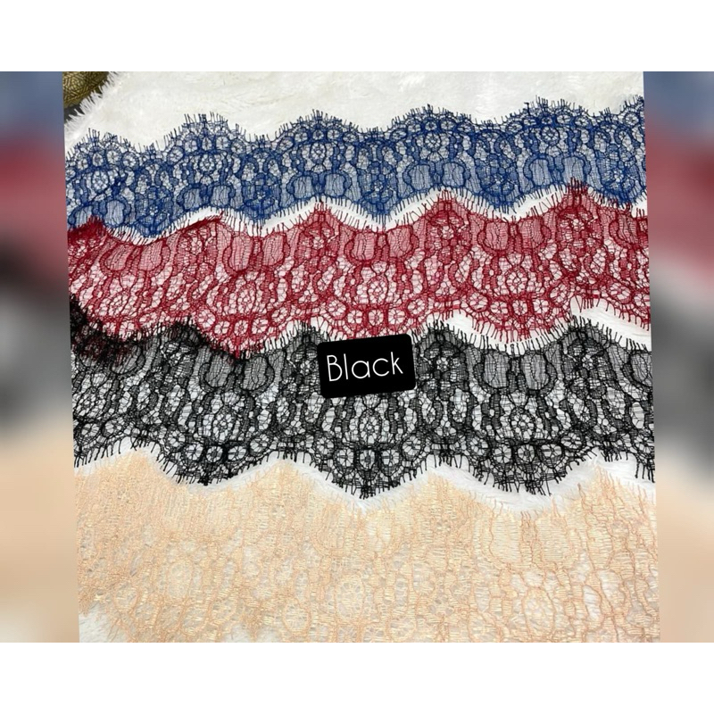 Jual RENDA KUMIS , RENDA PINGGIRAN // Brokat renda || renda murah ...