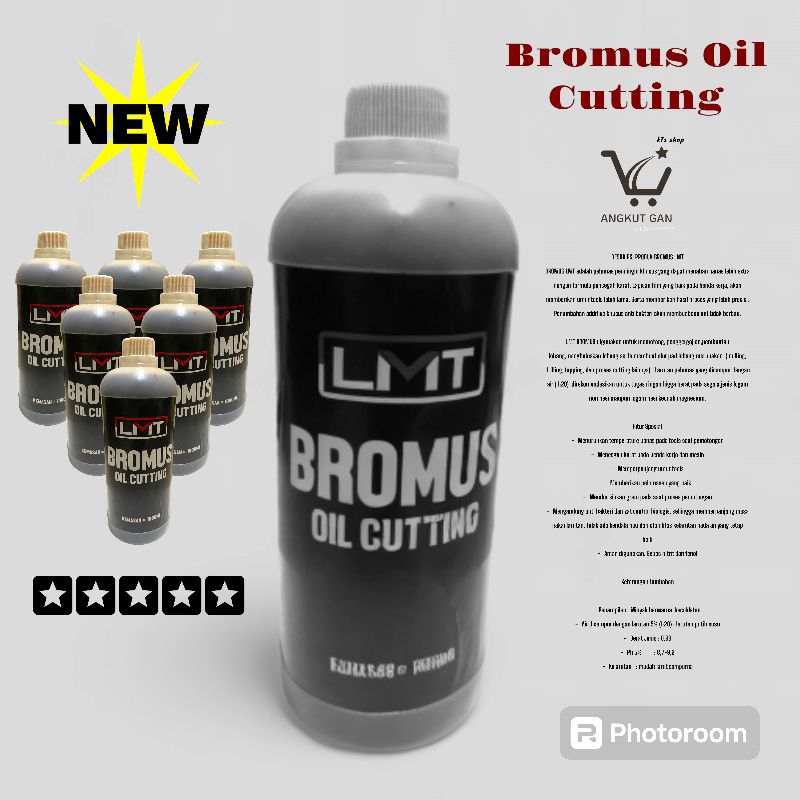 Jual Cutting Oil Bromus atau Cairan Untuk Bubut 1000 ml | Shopee Indonesia