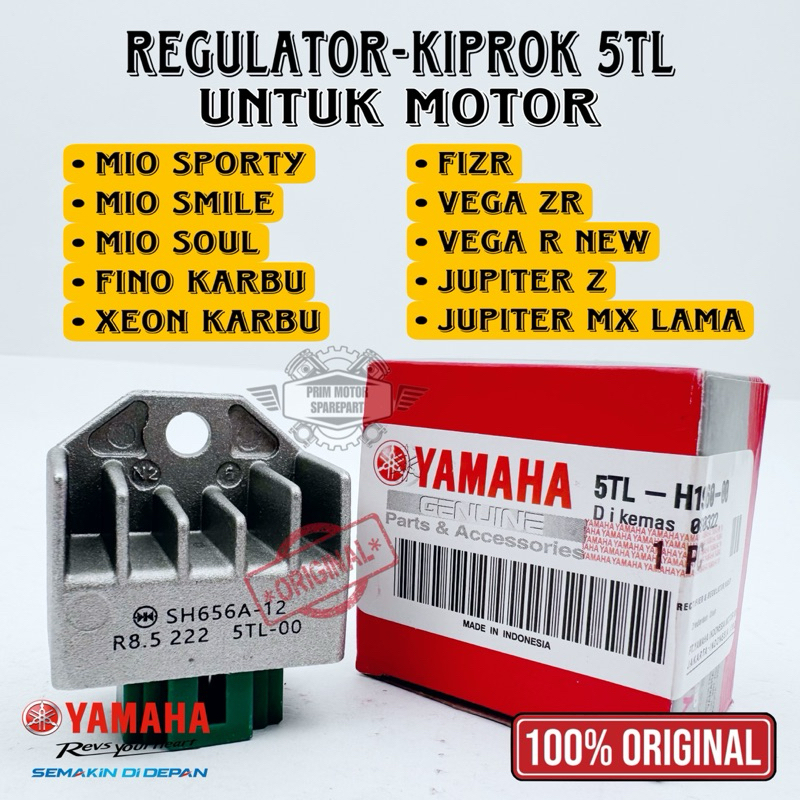 Jual ORIGINAL KIPROK YAMAHA 5TL REGULATOR KIPROK MIO KARBU, MIO SPORTY ...