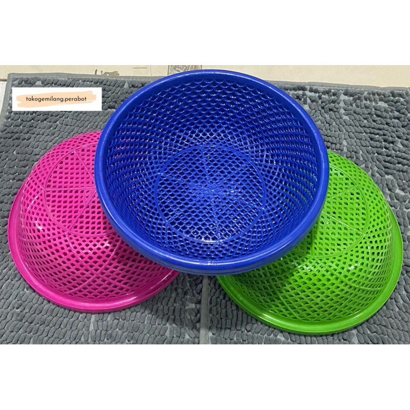 Jual Bakul Ukuran Sedang / Saringan Sayur / Bakul Serbaguna / Bakul ...