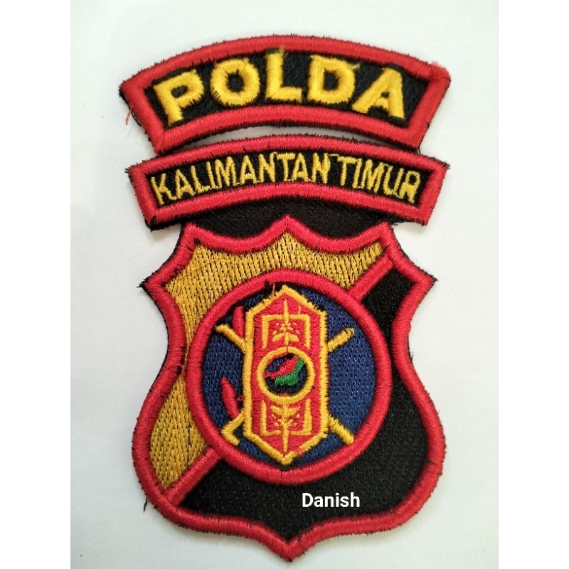 Jual BET BORDIR LOGO LAMBANG POLDA KALTIM TIMBUL,POLDA KALIMANTAN TIMUR ...