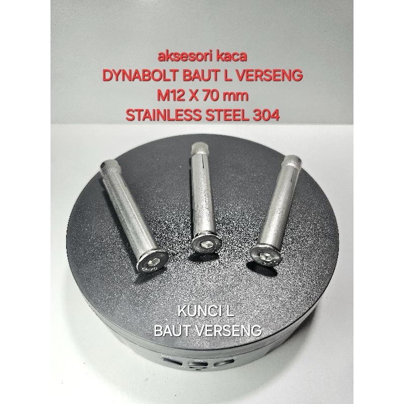 Jual Baut dynabolt M12 dinabol bolt stainless steel 304 angkur tembok ...