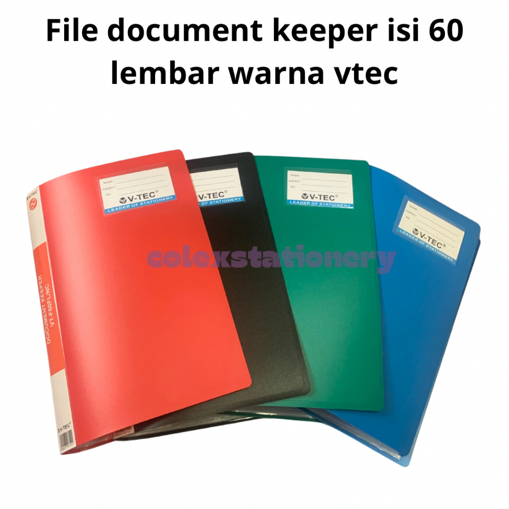 Jual Map Clear Holder Isi 60 Lembar / Document Keeper Warna Display ...