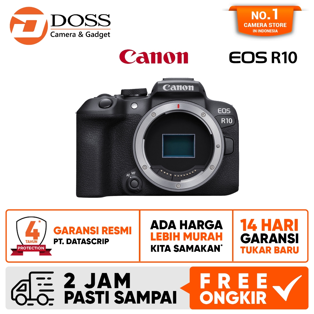 Jual Canon EOS R10 Mirrorless Camera Body Only / EOS R 10 | Shopee Indonesia