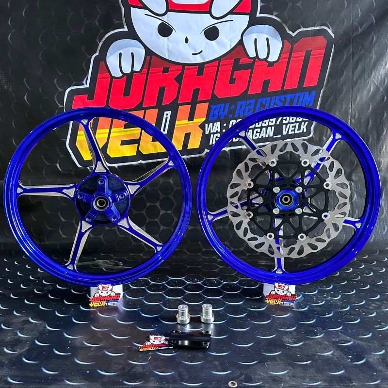 Jual velg vnd ak55 mutakin 525 511 rcb vrossi power gp untuk vixion dan ...
