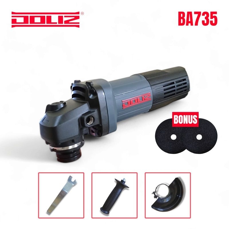 Jual Gerinda DOLIZ BA735 Mesin Gerinda Tangan Listrik 4" Angle Grinder ...