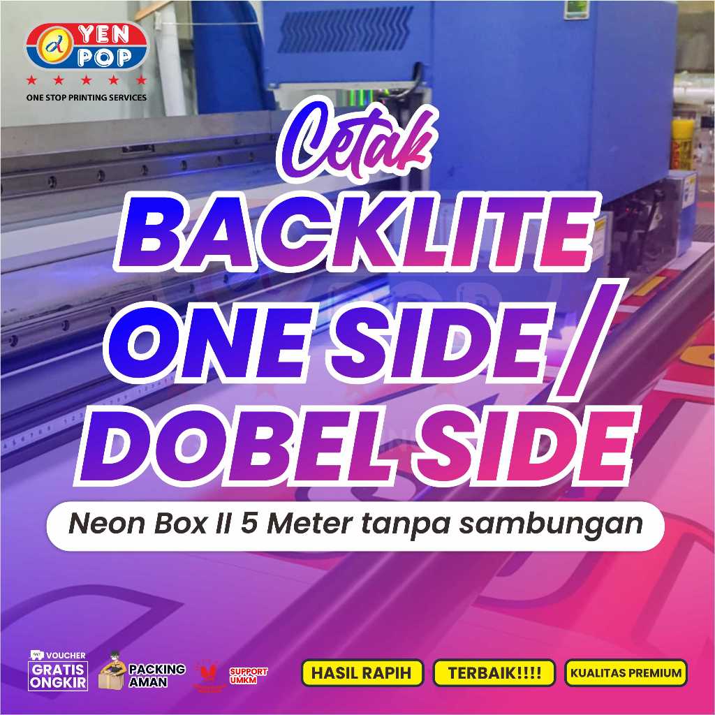Jual Cetak Spanduk / Banner Bahan Tebal Backlite / Backlight 610 gsm ...