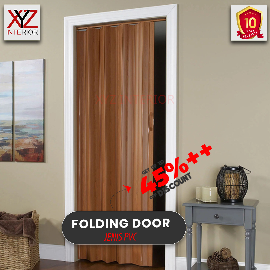 Jual XYZ - NOVE Pvc Folding Door - Ukuran Custom | Shopee Indonesia