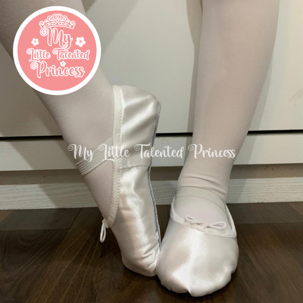 Jual Sepatu Ballet Anak Satin Chandra ORI Full Sole - Satin Ballet ...