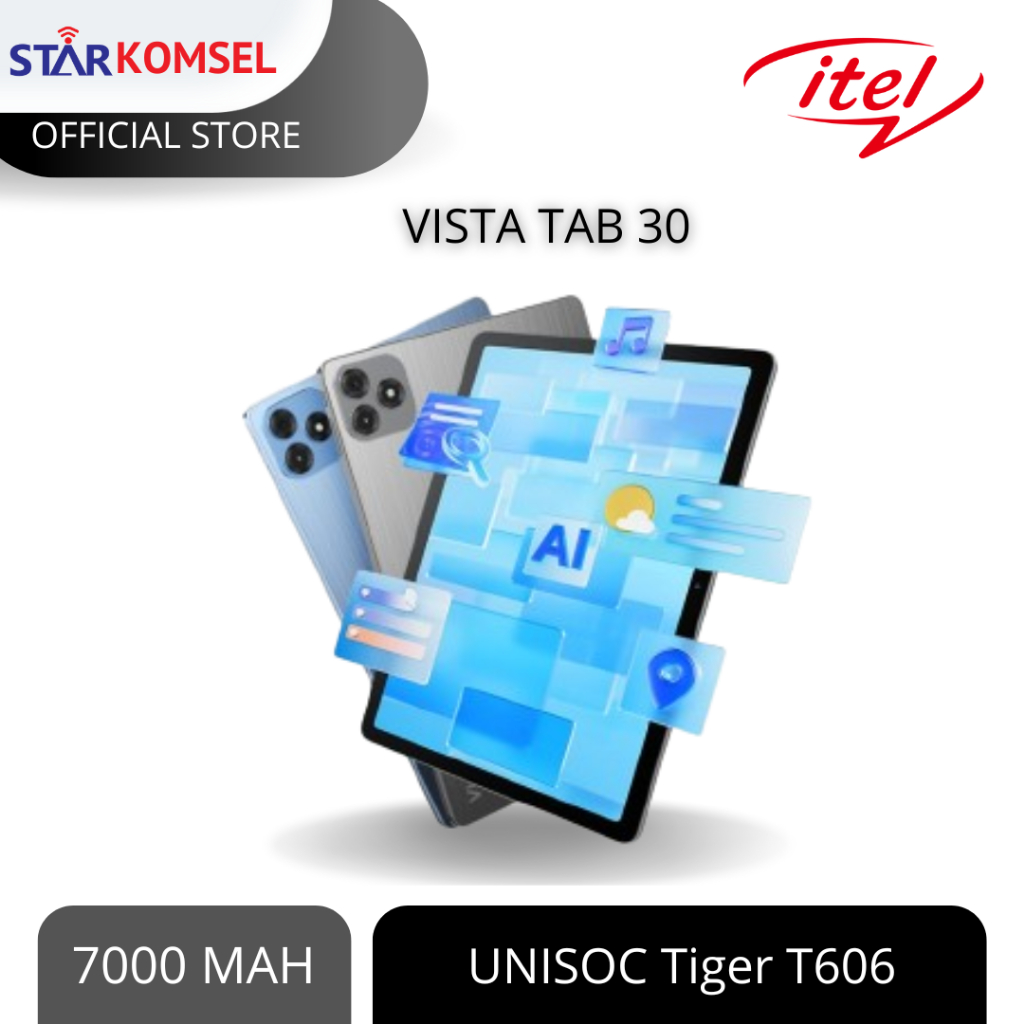 Jual TABLET ITEL VISTA TAB 30 4/128 LTE GARANSI RESMI ITEL INDONESIA ...