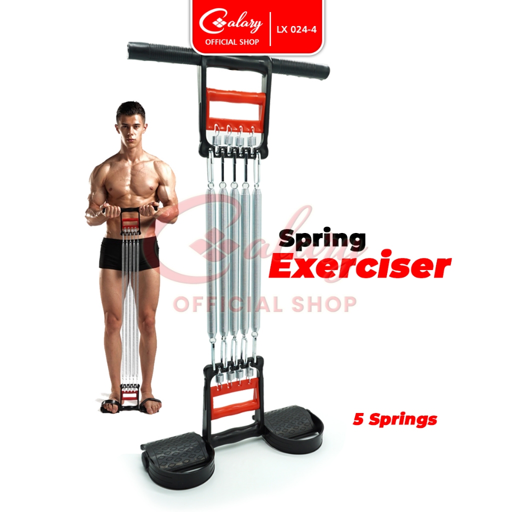 Jual 𝐂𝐀𝐋𝐀𝐑𝐘 Spring Chest Pull 3in1 Excerciser Portable Fitness Original ...