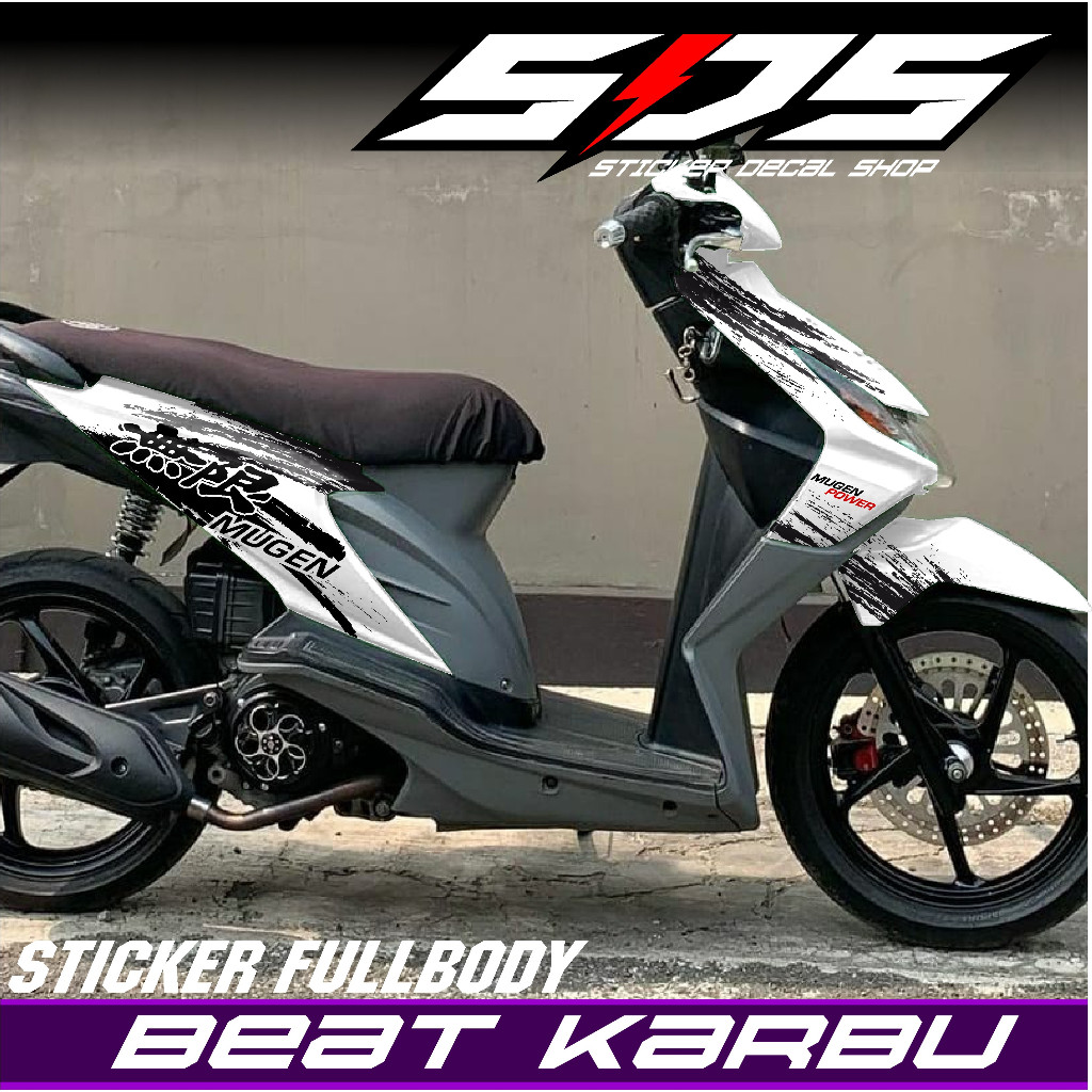 Jual Decal Stiker Full Body Motor Honda Beat Karbu 2008-2012 Dekal ...