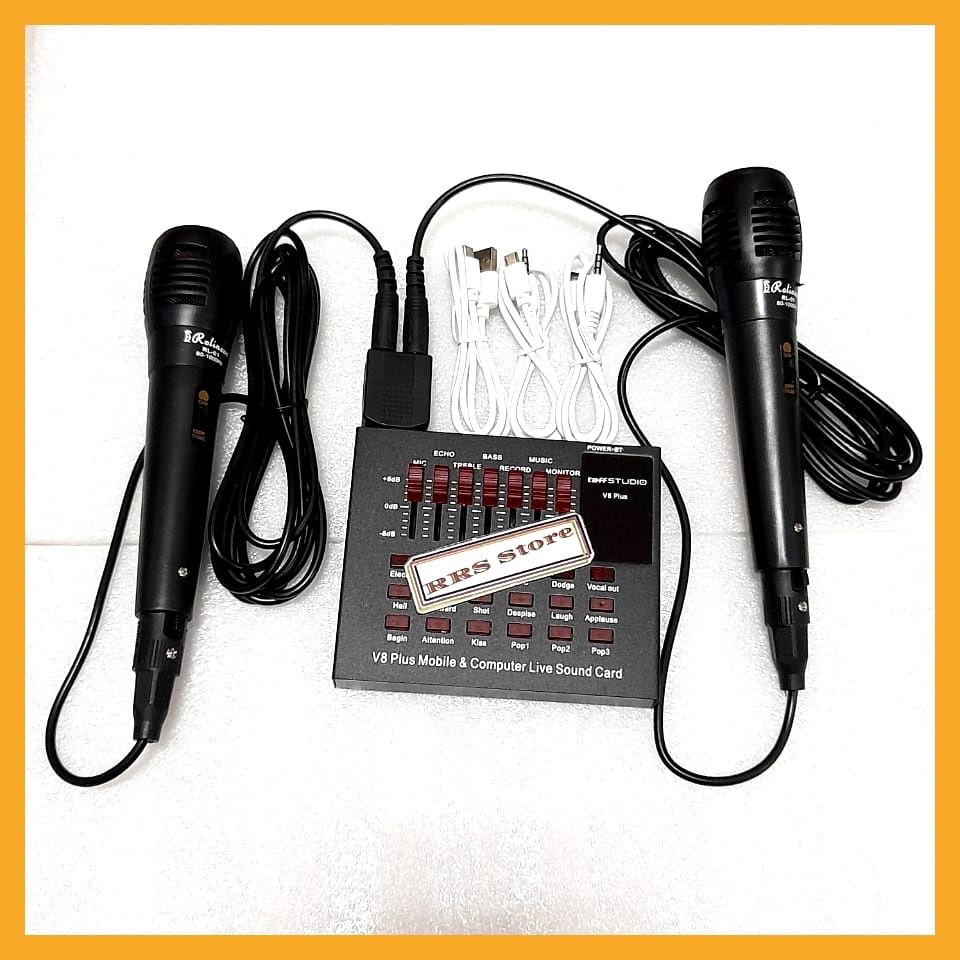 Jual TaffSTUDIO Bluetooth USB External Soundcard Live Mic Headset - V8 ...