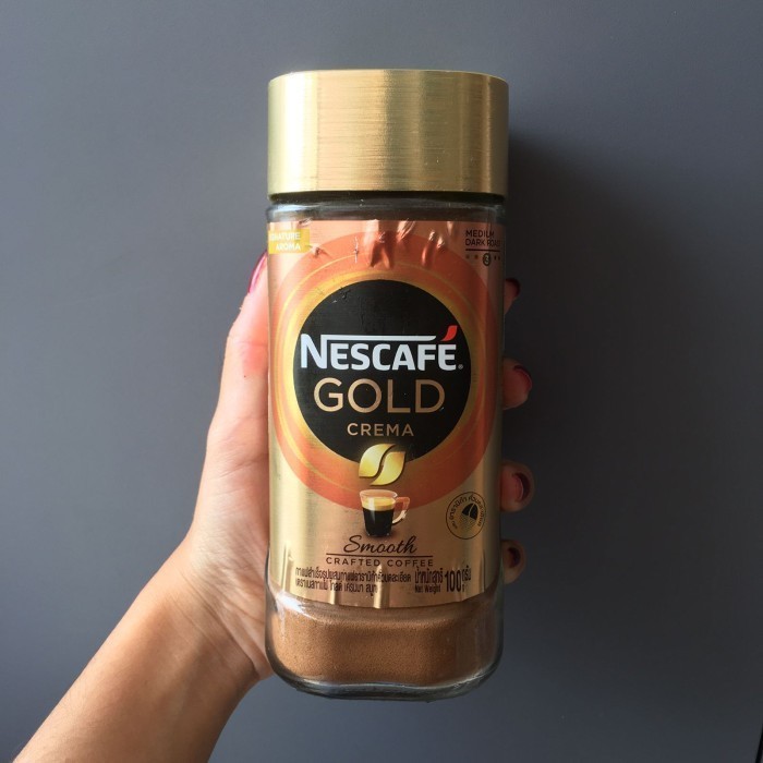 Jual Kopi Nescafe Gold Crema Smooth Signature Aroma 100 Gram | Shopee ...
