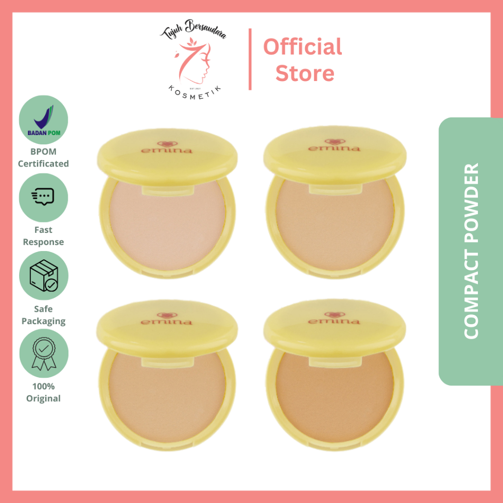 Jual Emina Daily Matte Compact Powder 11 g - Bedak Padat | Shopee Indonesia