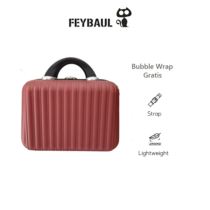 Jual FEYBAUL Koper 14 inch Koper kecil Koper Mini Beauty Case tas make ...