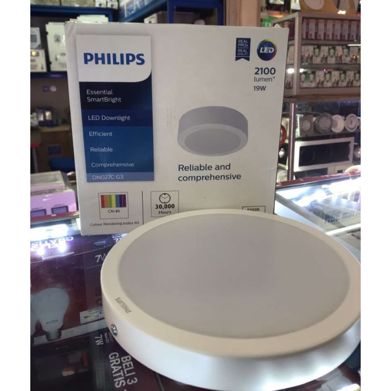 Jual Lampu Philips Downlight 19watt 3000k / 6500k DN027B G2 Outbow ...