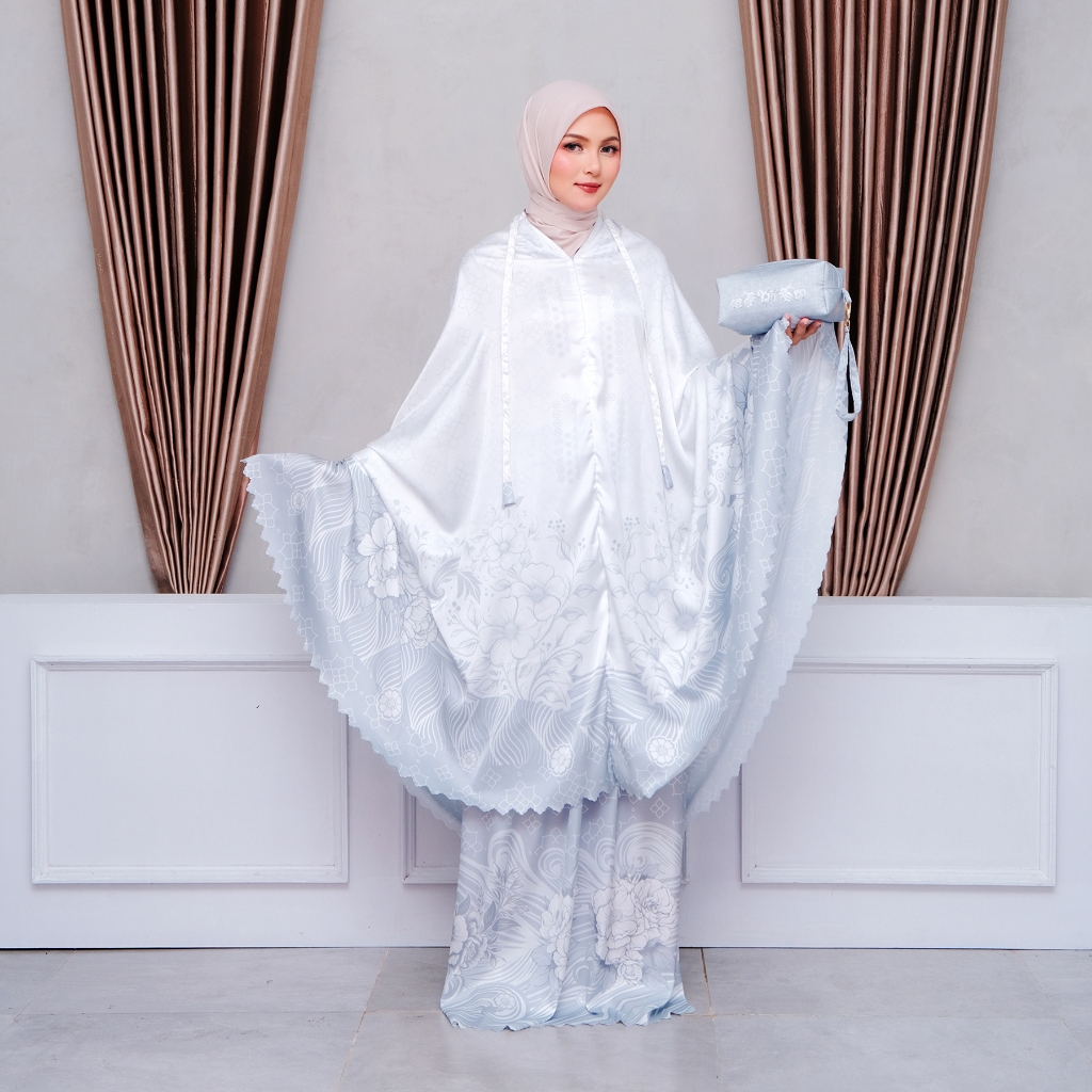Jual Mukena Dewasa Jumbo Travelling Premium 2in1 Silky Mewah Set ...