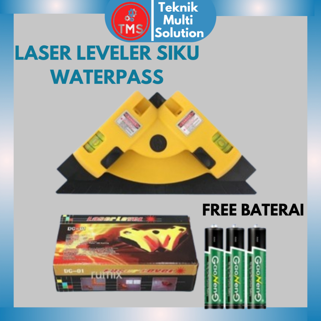 Jual Laser Level Square Laser Line Alat Ukur Siku Kelurusan Permukaan ...