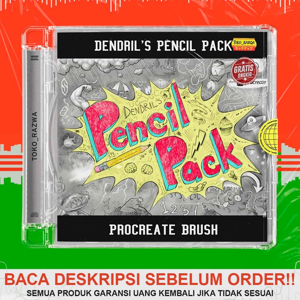 Jual Procreate Brush - Dendril's Pencil Pack - 260624 | Shopee Indonesia