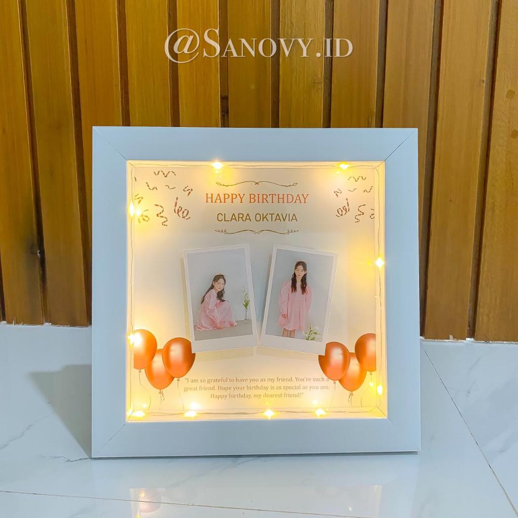 Jual 20200014 flower frame 3D | HADIAH WISUDA | PERNIKAHAN | BIRTHDAY ...