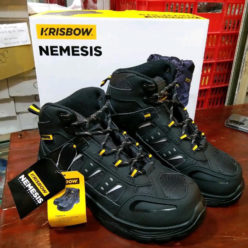 Jual Krisbow Sepatu Pengaman NEMESIS 6IN Hitam SAFETY SHOES NEMESIS 6IN ...