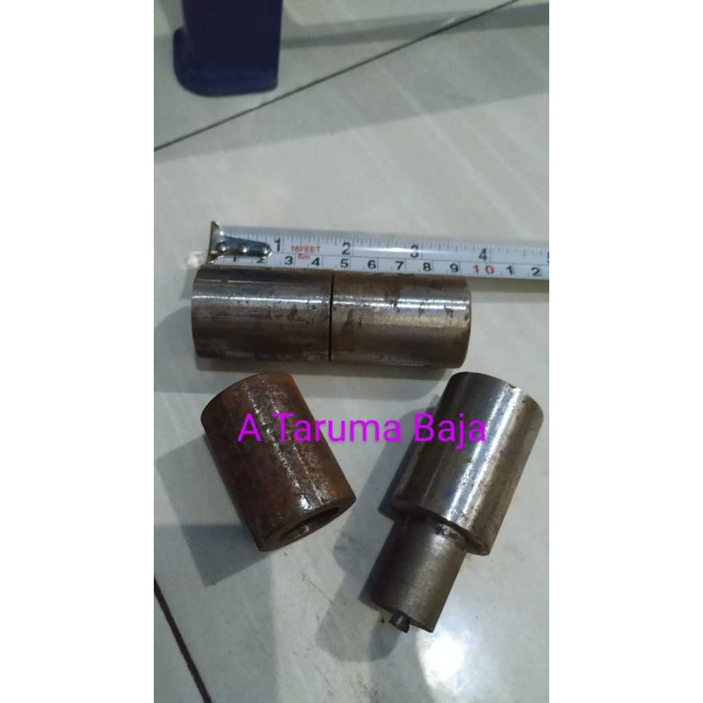 Jual Engsel AS 1-1/4 inchi x 9 cm, Engsel Bubut 32mm x 9cm, Engsel ...