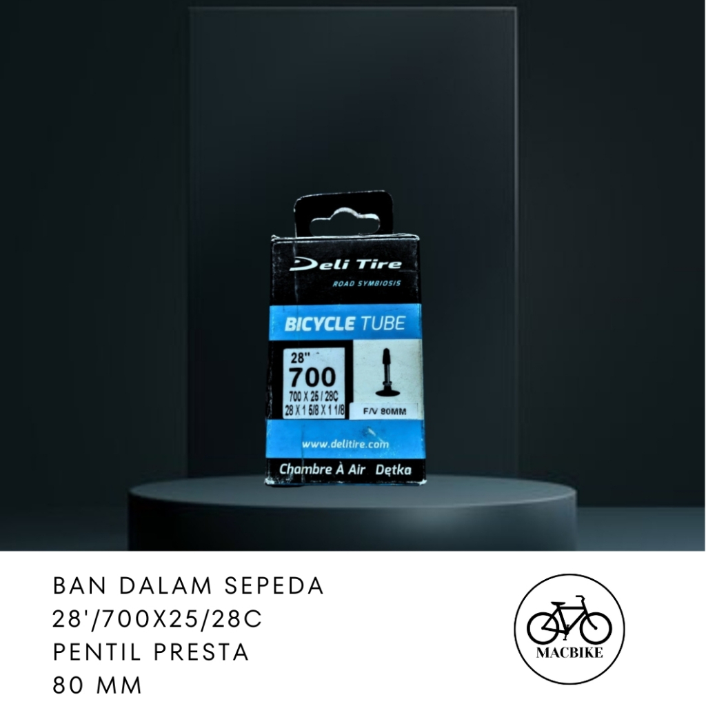 Jual BAN DALAM SEPEDA 700X25/28C DELI TIRE | BAN DALAM FIXIE 700 X 25/28C DELI TIRE F/V 80MM ...