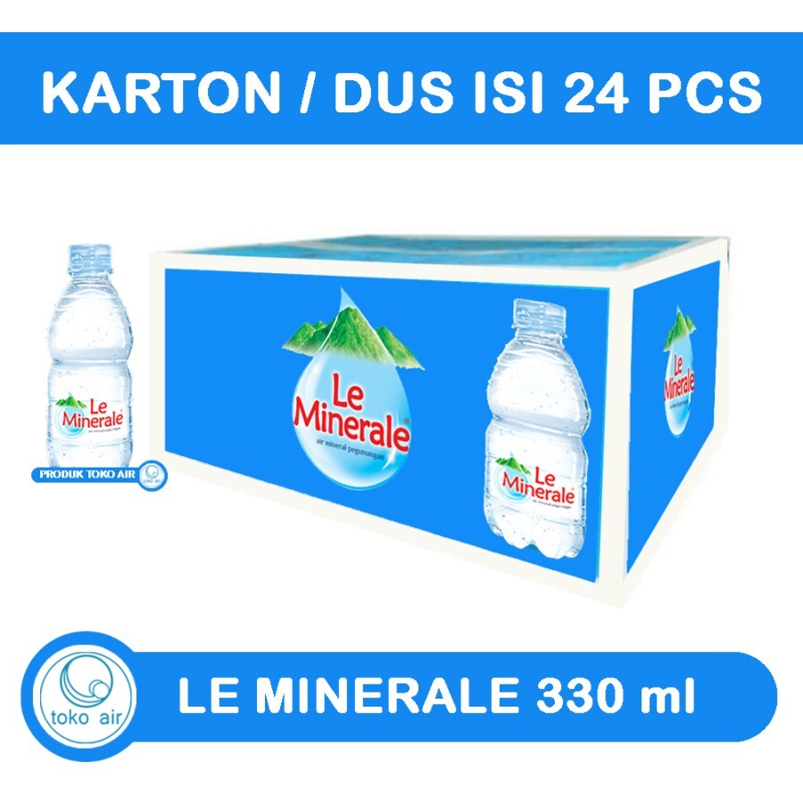 Jual Air Le Minerale 330 ML 1 Dus Isi 24 | Shopee Indonesia
