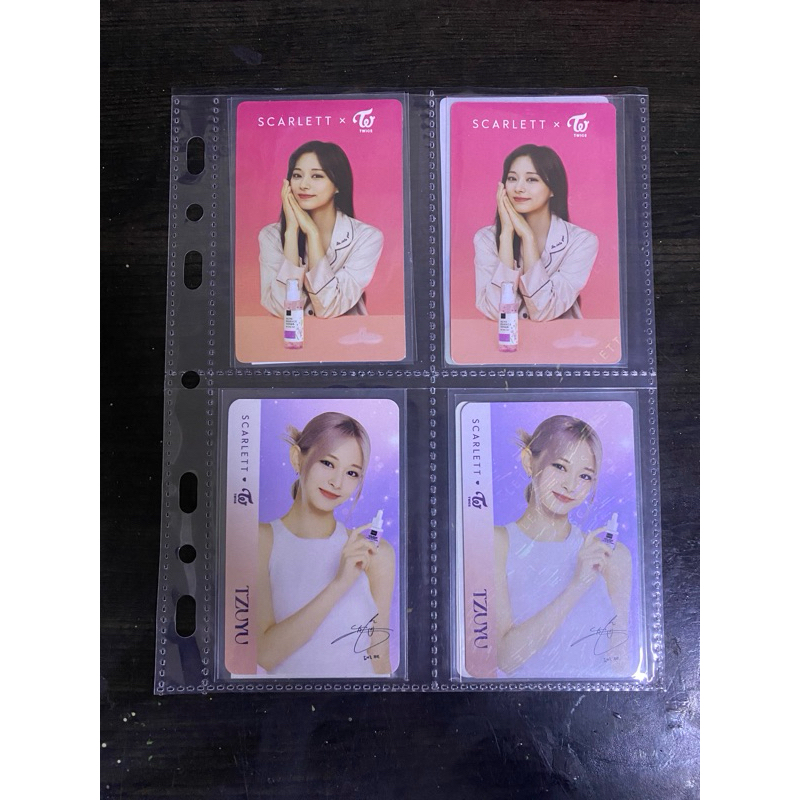Jual Jual Photocard Twice Tzuyu Scarlett Set dapet semua | Shopee Indonesia