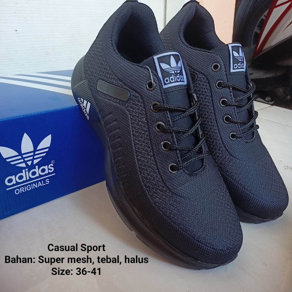 Jual SEPATU SEKOLAH SMP SMA TALI HITAM FULL UKURAN 36-43 / SEPATU LAKI ...