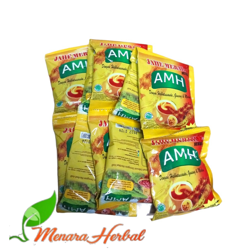 Jual Jahe Merah AMH 10 Renceng Kemasan Kuning | Jahe Merah Ratu Lebah ...