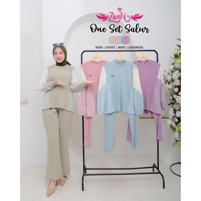 Jual ONE SET SALUR ORY ZAHIN COLLECTION/SETCEL KNIT ORY ZAHIN | Shopee ...