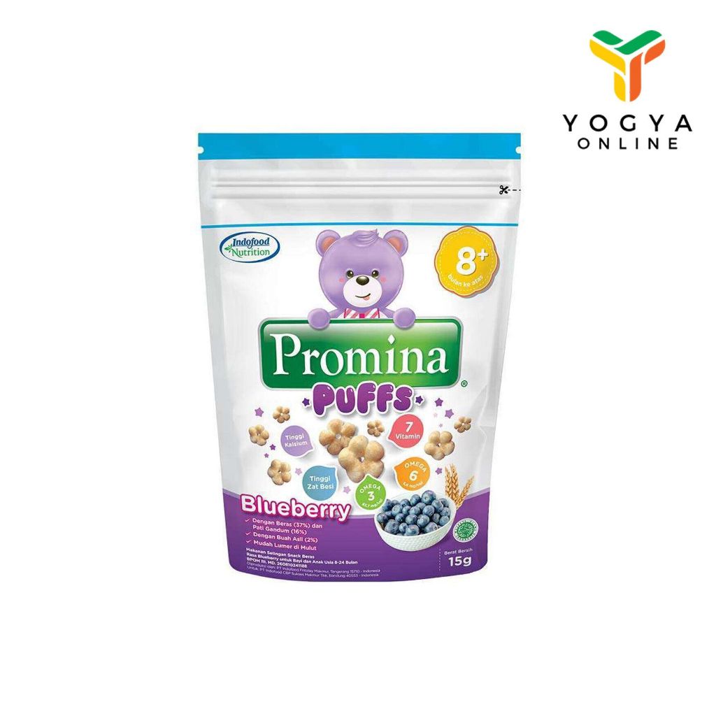 Jual Promina Puffs Blueberry 15 Gram Makanan Bayi | Shopee Indonesia