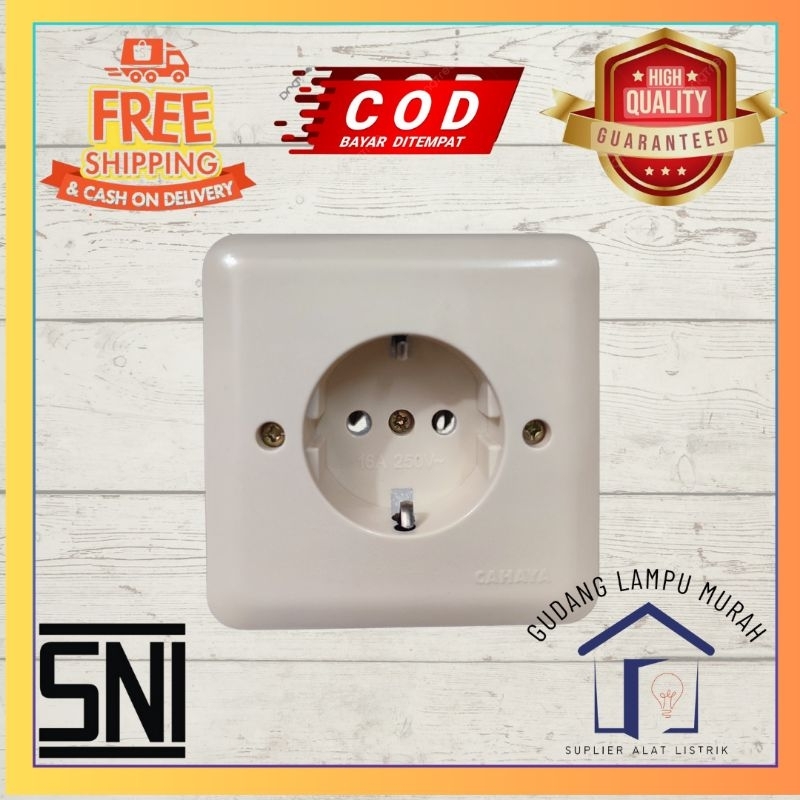Jual Ib Stop Cahaya SC-104 Stop Kontak Tanam Cahaya Stop Kontak Tanam ...