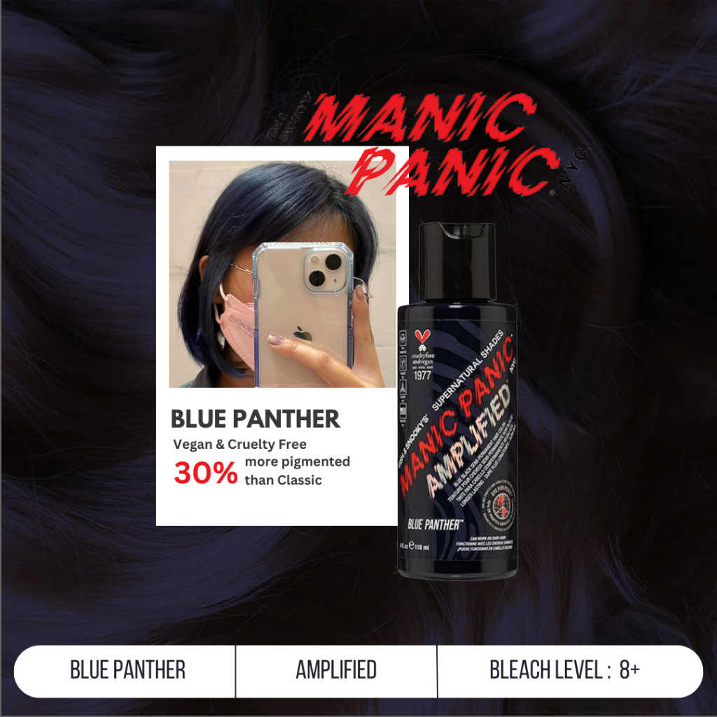 Jual Manic Panic Amplified Blue Panther | Shopee Indonesia