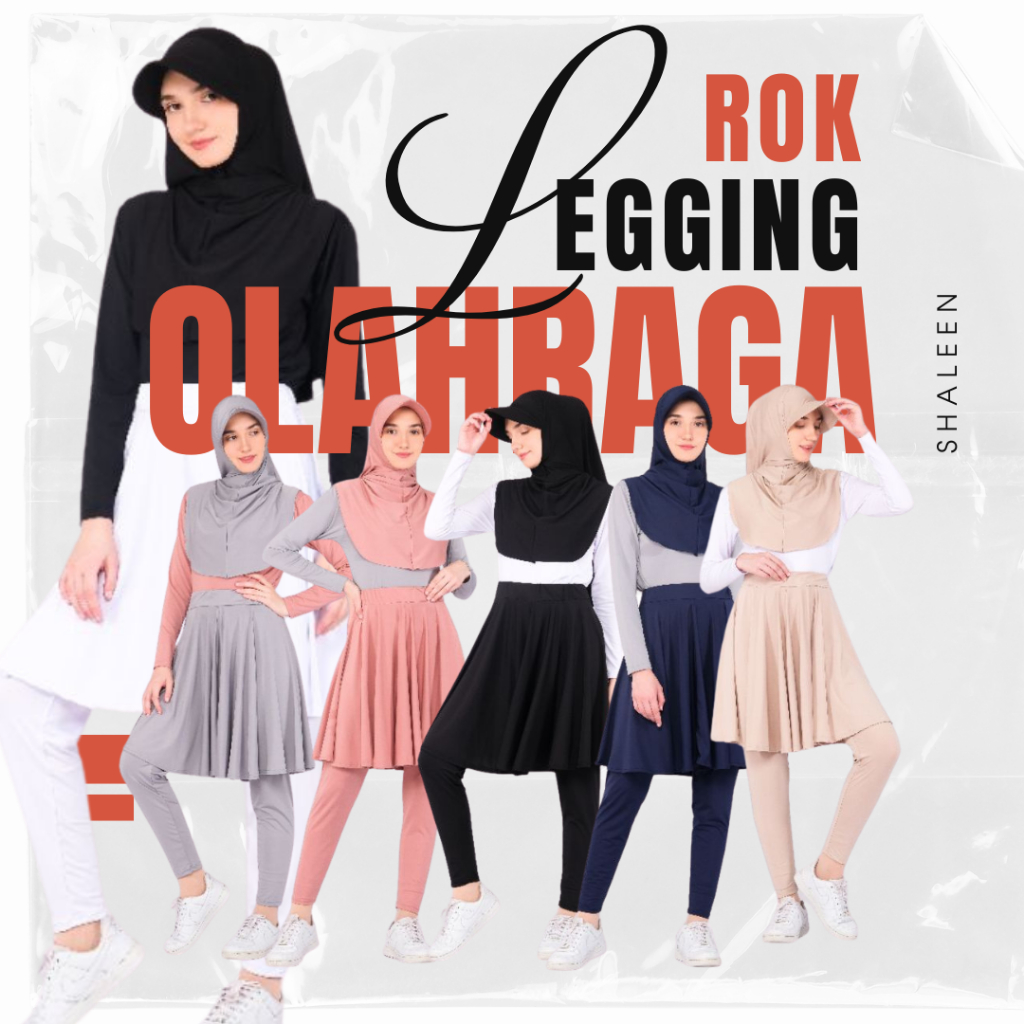 Jual Leging Rok olahraga Selutut Skirt Sport Gym Aerobik Badminton ...