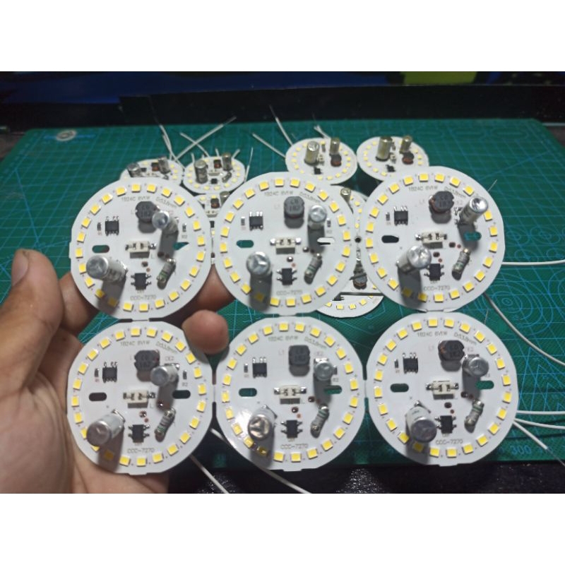 Jual paket lampu led 12,15,18 wat ac 220 bahan alumunium pembelian ...
