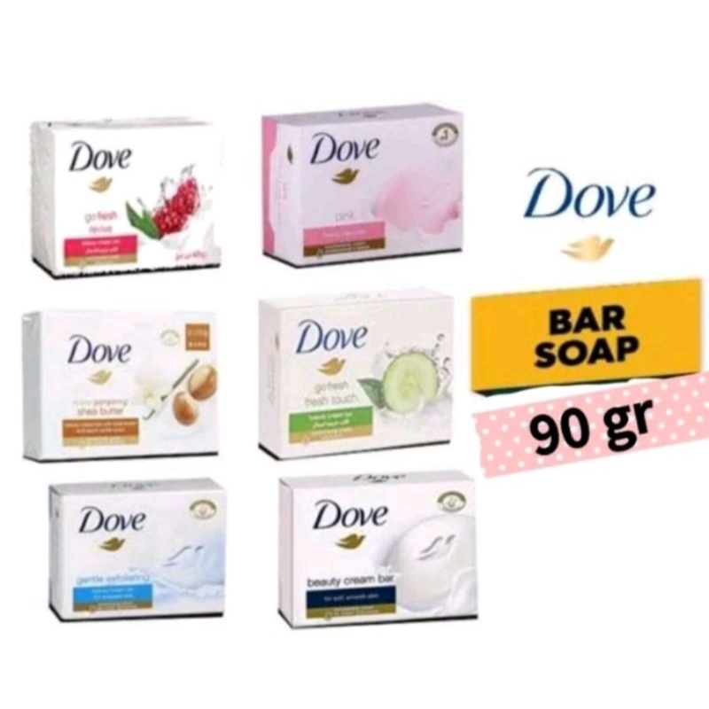 Jual DOVE Beauty Bar Sabun Batang Shower Body Soap Mandi 90gr | Shopee ...