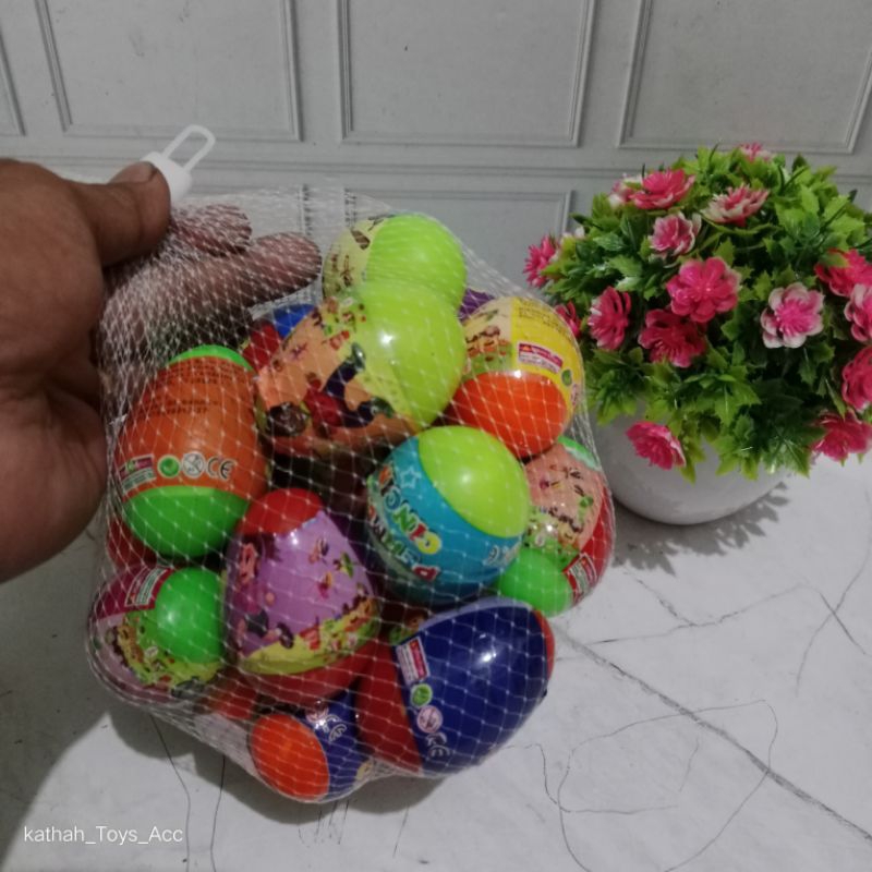Jual 20 pcs mainan telur berhadiah | Shopee Indonesia