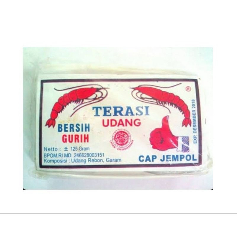 Jual terasi jempol 125gr terasi cap jempol 125gr terasi udang teradi ...