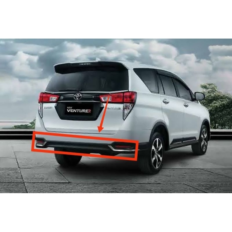 Jual Bodykit Bemper Bumper Belakang Innova Venturer Favelift Original ...