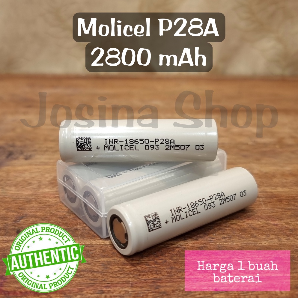 Jual KODE H36F Baterai 1865 Molicel P28A 28 mAh 35 A 1 Original | Shopee Indonesia
