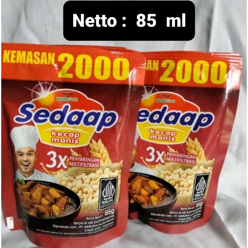 Jual KECAP SEDAP POUCH 85 ML | Shopee Indonesia