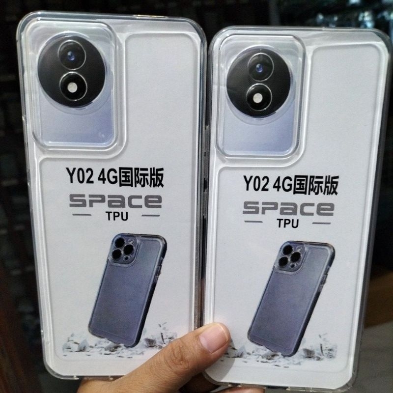 Jual Soft Case Clear Space Bening VIVO Y02 4G/Y02T/Y03 4G Casing Transparan Pelindung Camera ...
